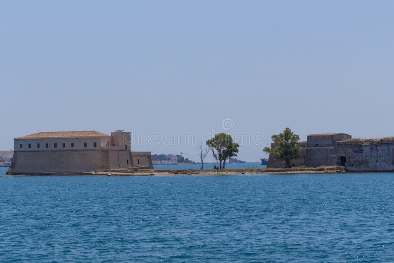 Fort Victory in Italy stock image. Image of sicily, maritime - 56035307