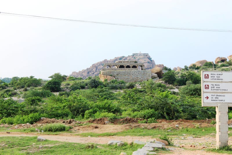 Fort of vijayanagar stock image. Image of centuary, city - 99688049