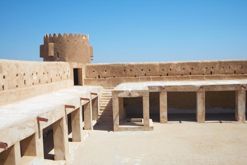 Al Zubarah Archaeological Site Stock Photo - Image of qatari ...