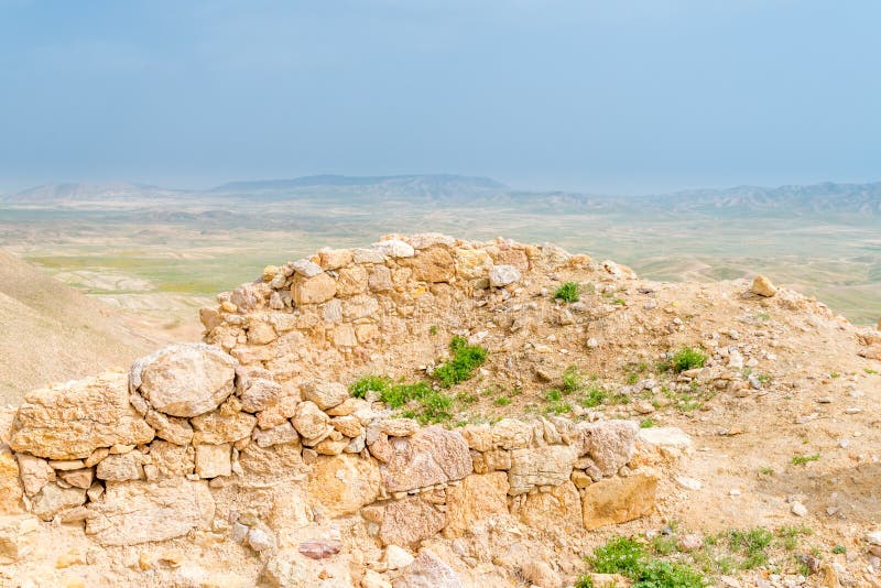 Fortaleza De Hircania En El Desierto De Judea Fotos de stock - Fotos ...