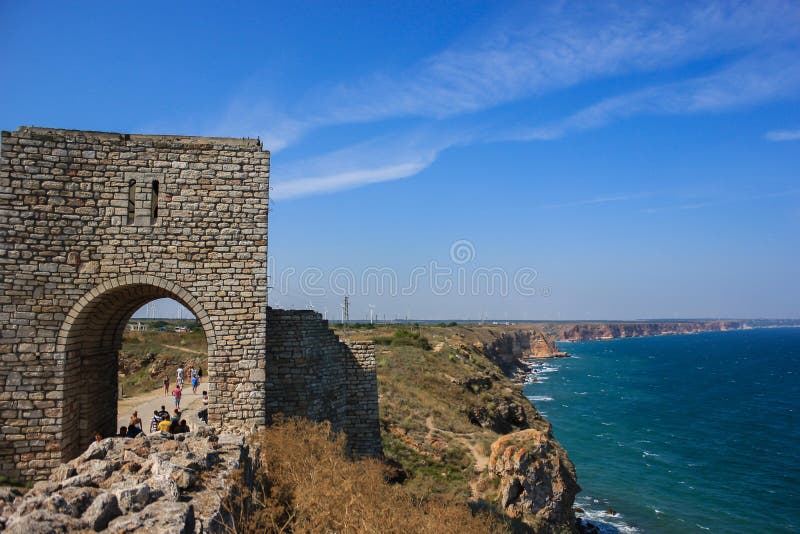 Fortaleza Del Cabo De Kaliakra, Bulgaria Foto de archivo - Imagen de ...