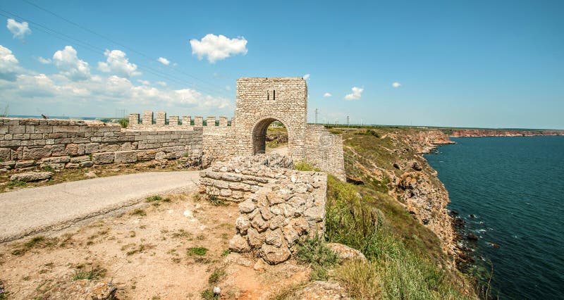 Fortaleza Do Cabo De Kaliakra Foto de Stock - Imagem de capa, sede ...