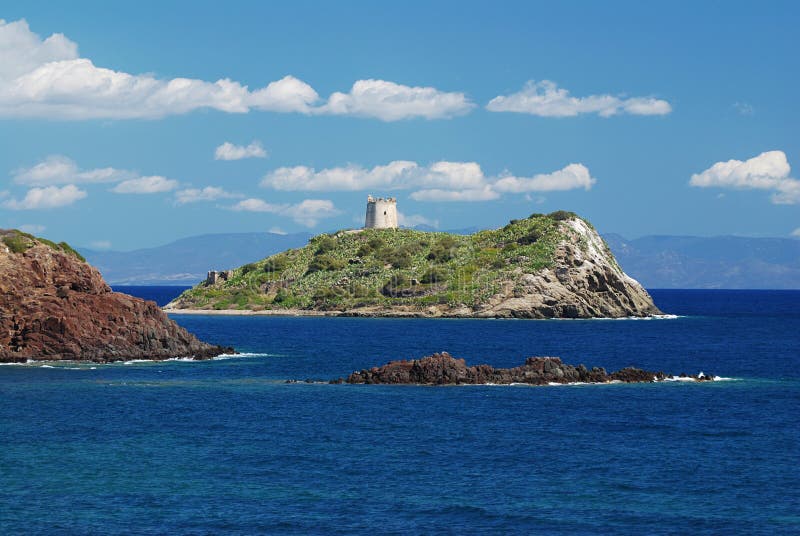 Fortaleza en el mar imagen de archivo. Imagen de ondas - 3920413