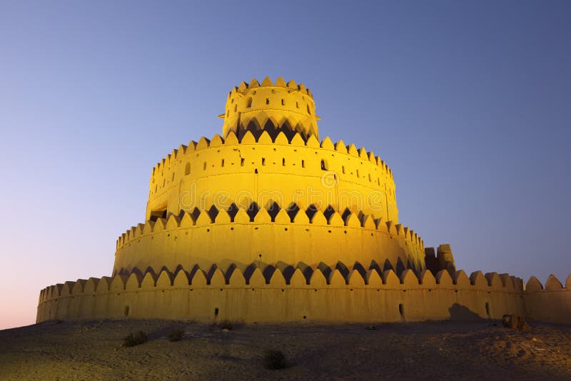 Forte De Jahili Do Al Em Al Ain, Abu Dhabi Foto de Stock - Imagem de ...