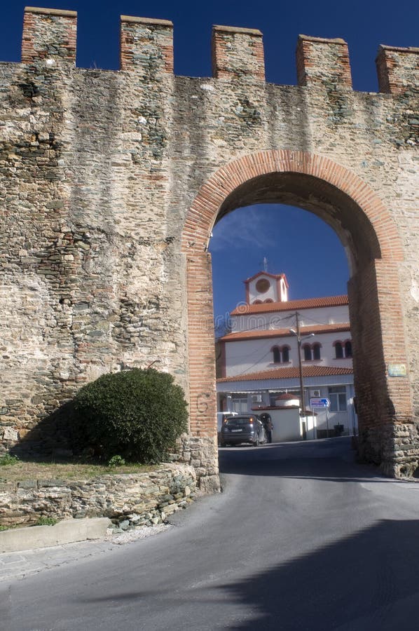 Twierdza obraz stock. Obraz złożonej z saloniki, krajobraz - 13128631