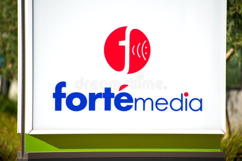 Fortemedia Sign, Logo at Headquarters of a Company that Develops ...