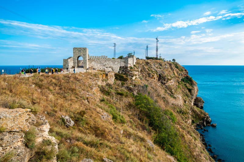 Forteresse De Kaliakra De Cap Photo stock - Image du fort, forteresse ...