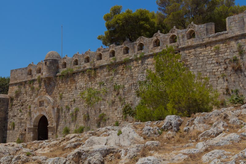 The Fortezza Castle stock photo. Image of crete, fort - 79300384
