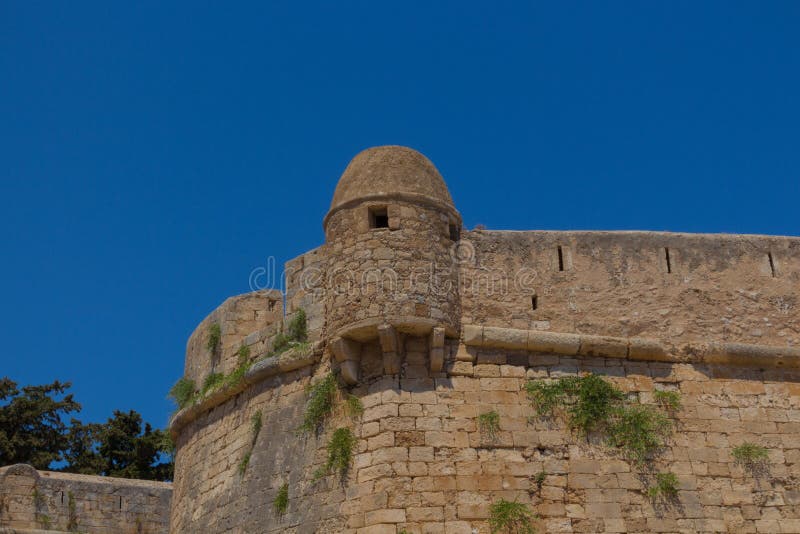 The Fortezza Castle stock photo. Image of venetian, greece - 79300992