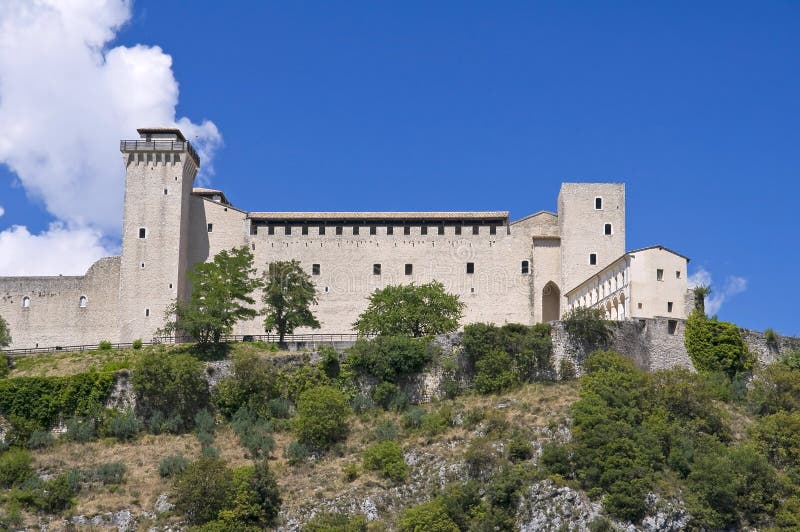 Fortezza Di Albornoz. Narni. L'Umbria. L'Italia. Immagine Stock ...