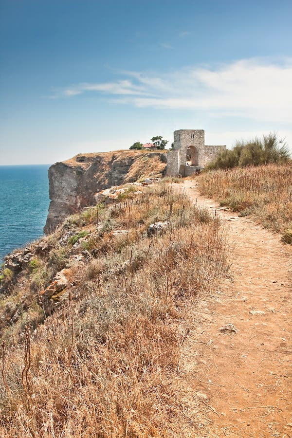 Fortezza di Kaliakra immagine stock. Immagine di castello - 10314405