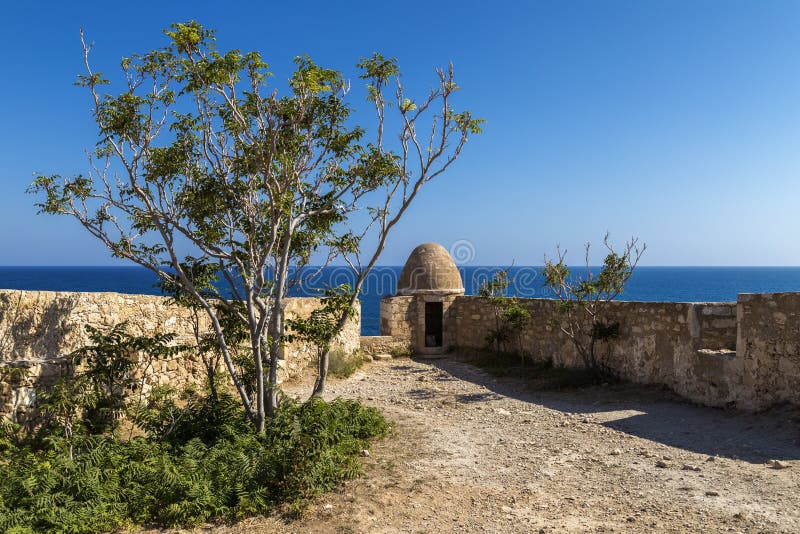 Fortezza, Rethymno, Crete stock photo. Image of monument - 76734506