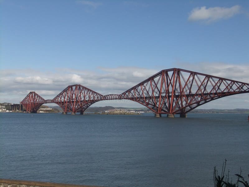 Forth Bridge stock image. Image of railway, rail, scotland - 86177185