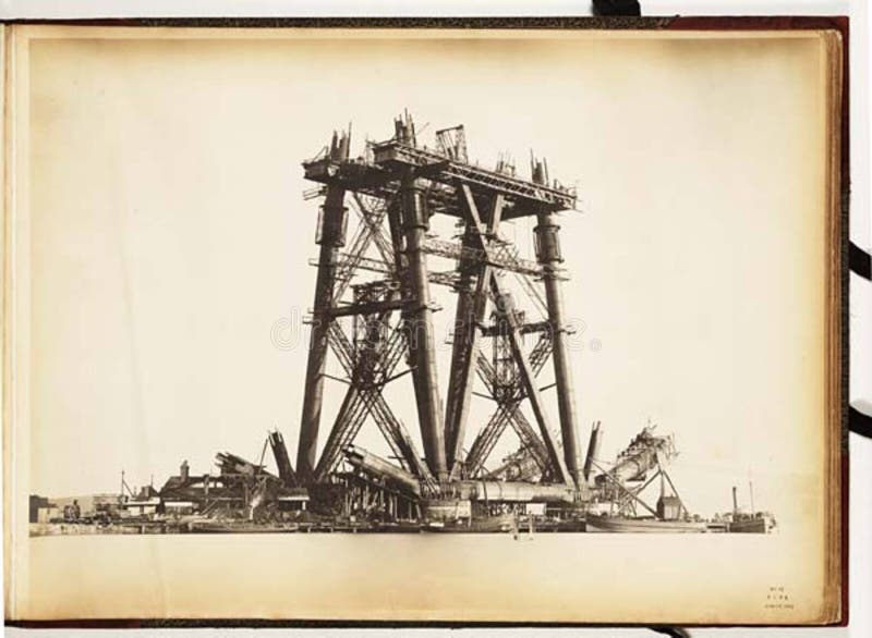 Forth Bridge Construction: Fife From Village Pier (west Side) Picture ...