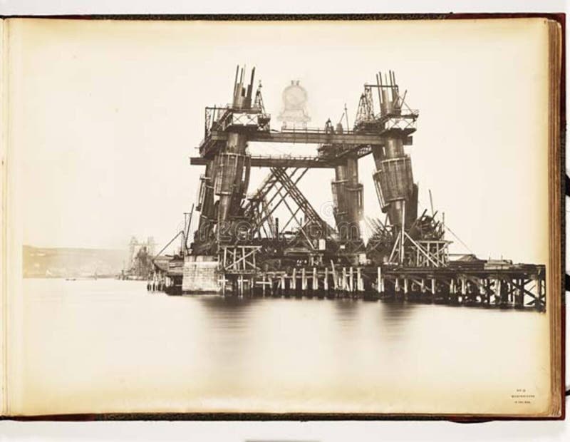 Forth Bridge Construction: Queensferry Superstructure, Showing ...