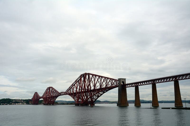 Forth Bridge, South Queensferry, Scotland Editorial Stock Image - Image ...