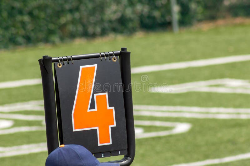 Football Referees Gesturing Fourth Down and Short Editorial Stock Image ...