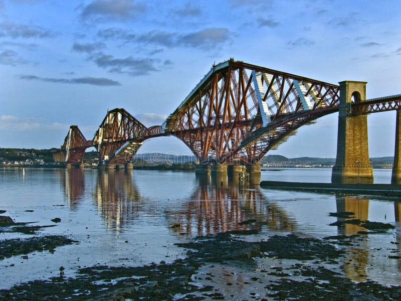 Forth rail bridge stock image. Image of queensferry, iconic - 12342269