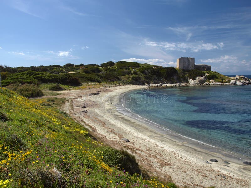Fortification Fortezza Vecchia, Sardinia, Italy Stock Photo - Image of ...