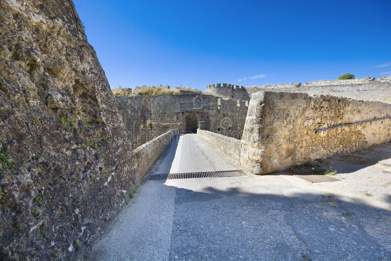 Gate of Saint Athanasios, Rhodes Stock Photo - Image of building ...