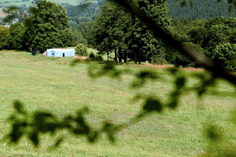 The fortified border stock photo. Image of czechoslovak - 98067506