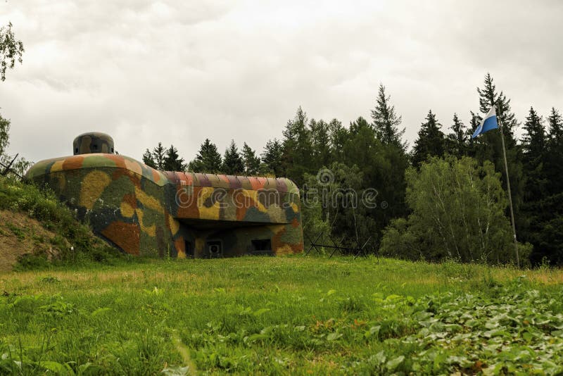 The fortified border stock image. Image of steel, fortification - 98184019