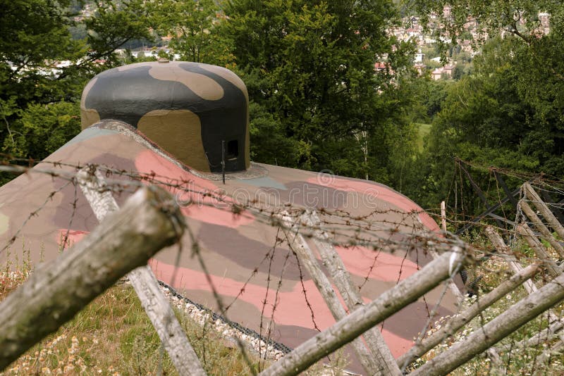 The fortified border stock image. Image of concrete, camouflage - 98184635