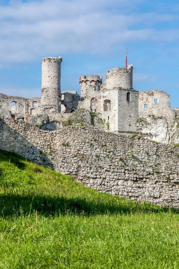 Fortified castle stock photo. Image of famous, ancient - 54838434
