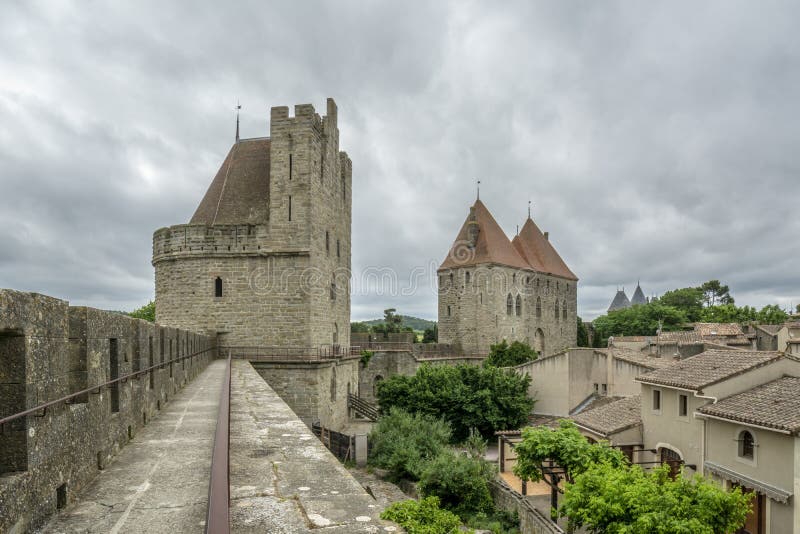 The Fortified City Carcassonne, France Editorial Stock Image - Image of ... The Fortified City Carcassonne, France Editorial Stock Image - Image of ...