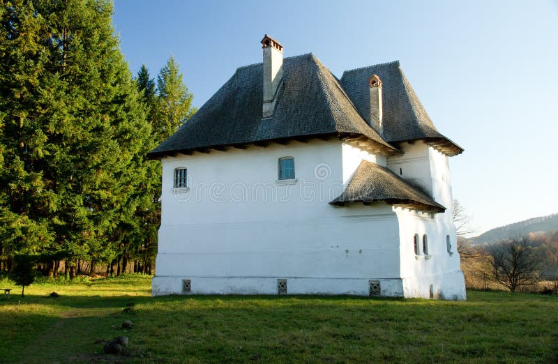 Fortified Romanian villa stock image. Image of romanian - 17564455