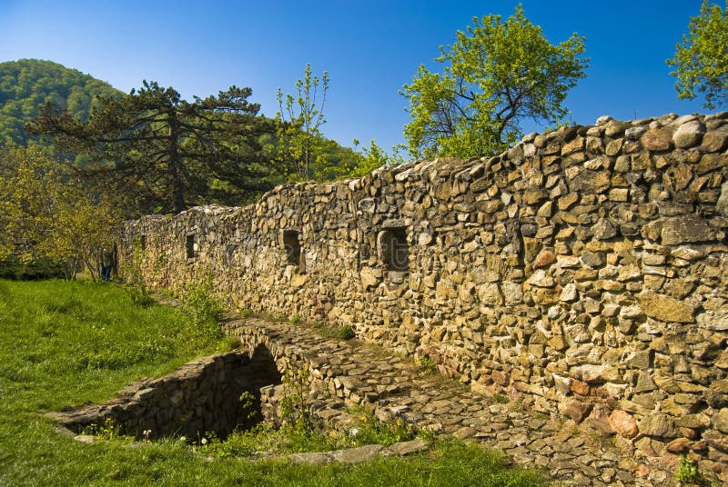 Fortified wall stock image. Image of fortification, fortress - 10820887