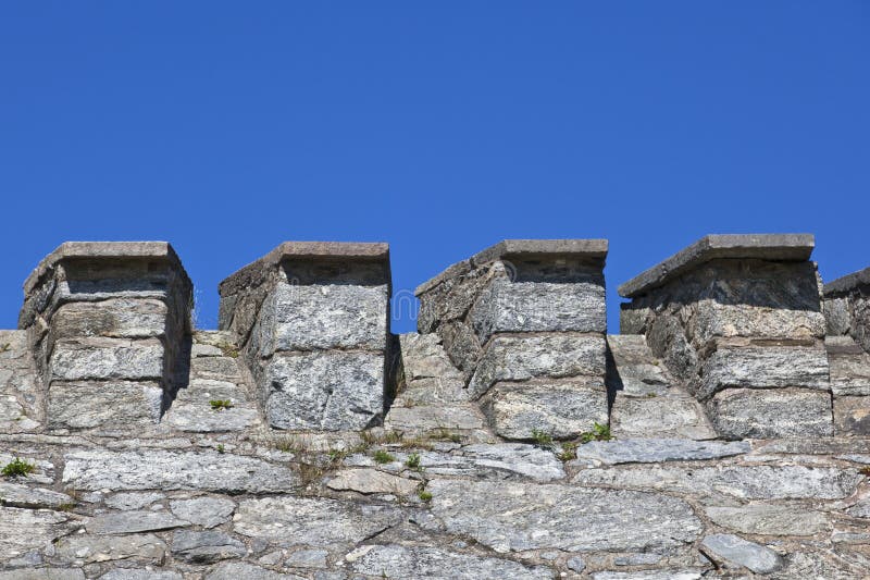 Fortified wall stock image. Image of ancient, fortification - 24631101