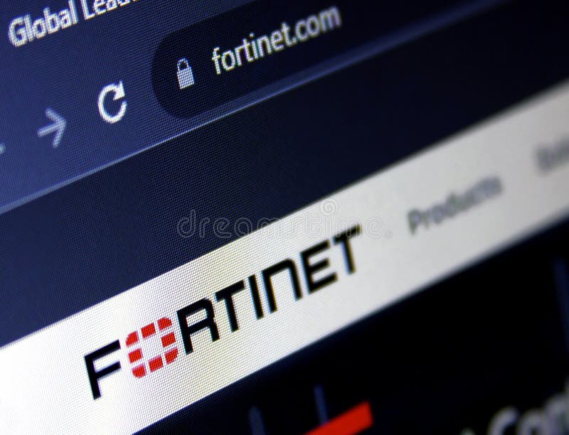 Fortinet Cybersecurity Logo Editorial Stock Photo - Image of editorial ...