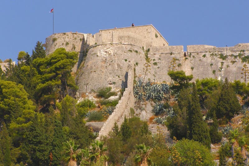 Fortress stock image. Image of lush, building, medieval - 10553999