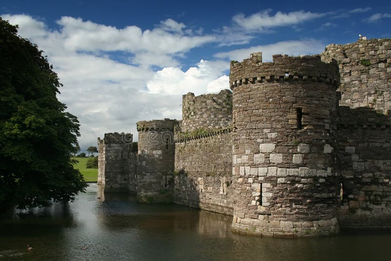 Fortress stock image. Image of moat, beaumaris, towers - 7047331