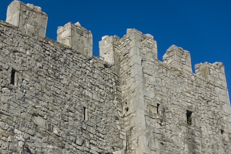 Fortress stock photo. Image of clear, europe, blue, wall - 7644788
