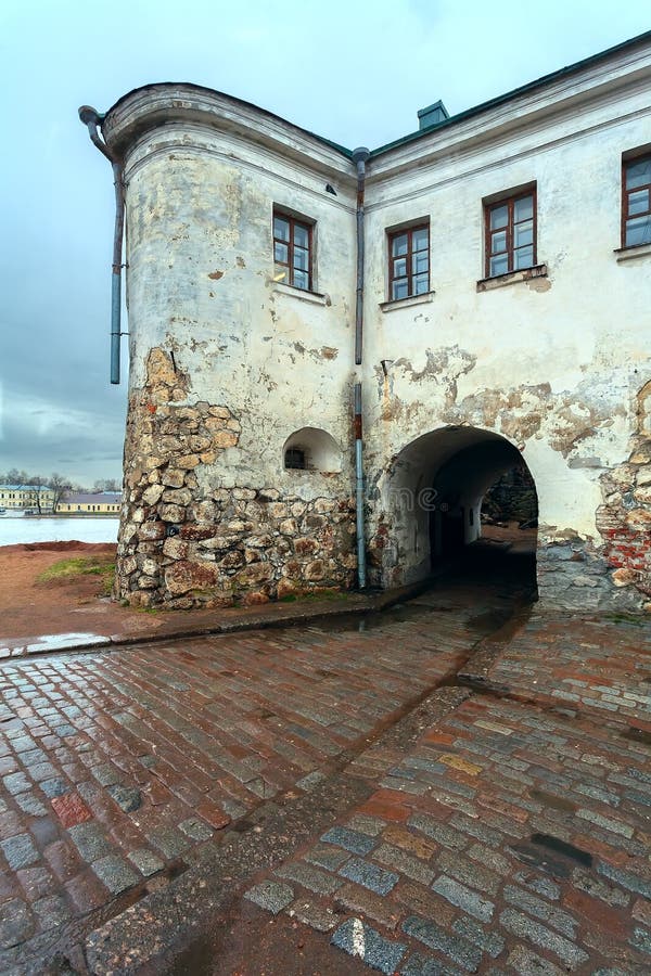 Fortress arch entry stock photo. Image of brick, fort - 47662880