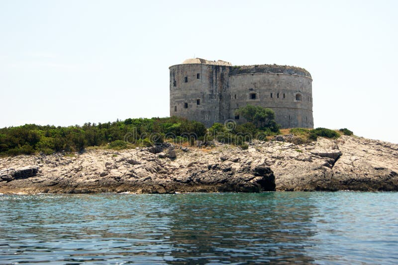 The Fortress Arza - Adriatic Sea Stock Photo - Image of heritage, house ...