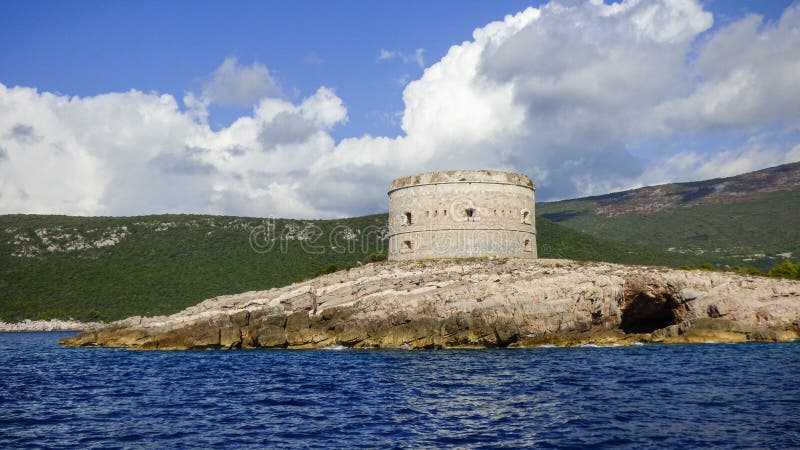 The Fortress Arza - Adriatic Sea Stock Photo - Image of heritage, house ...
