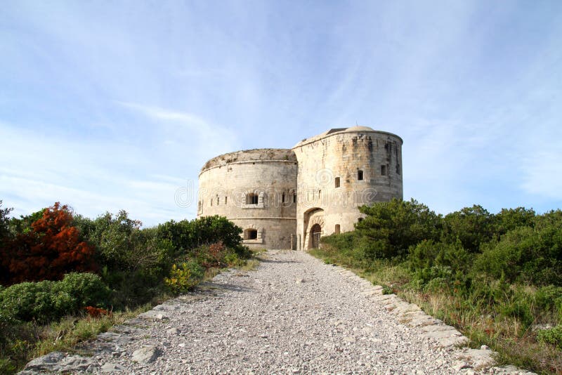 The Fortress Arza - Adriatic Sea Stock Photo - Image of heritage, house ...