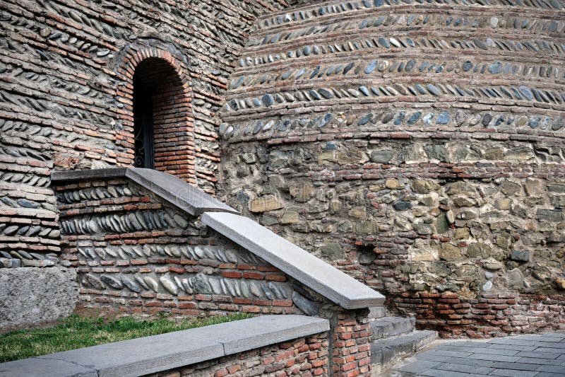 Fortress Brick Wall of an Ancient Castle. Stock Image - Image of block ...