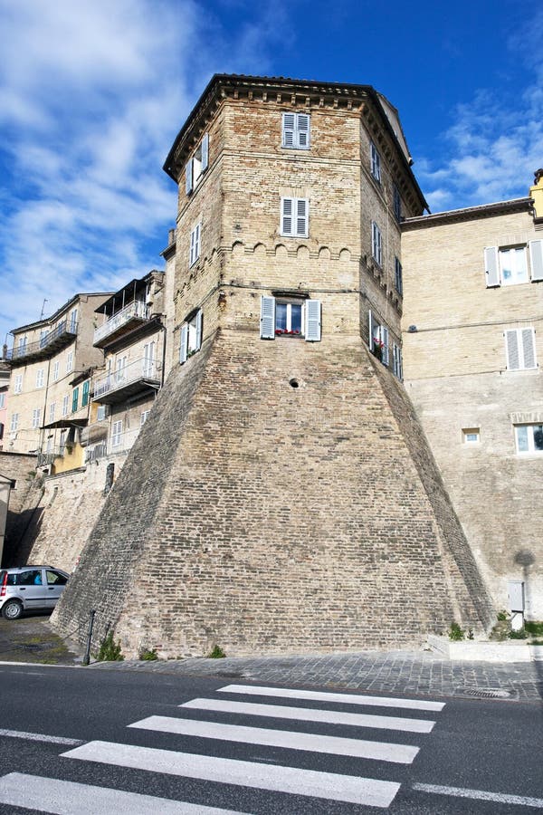 Fortress house stock image. Image of marche, italian - 14927257