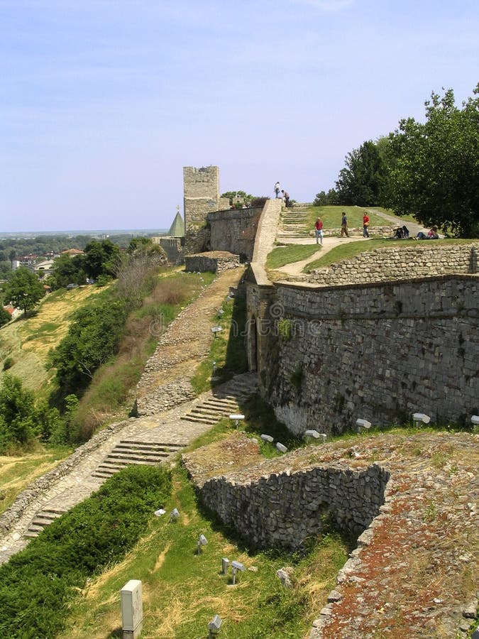 Fortress in Kalemegdan Park Stock Photo - Image of papal, stone: 184222