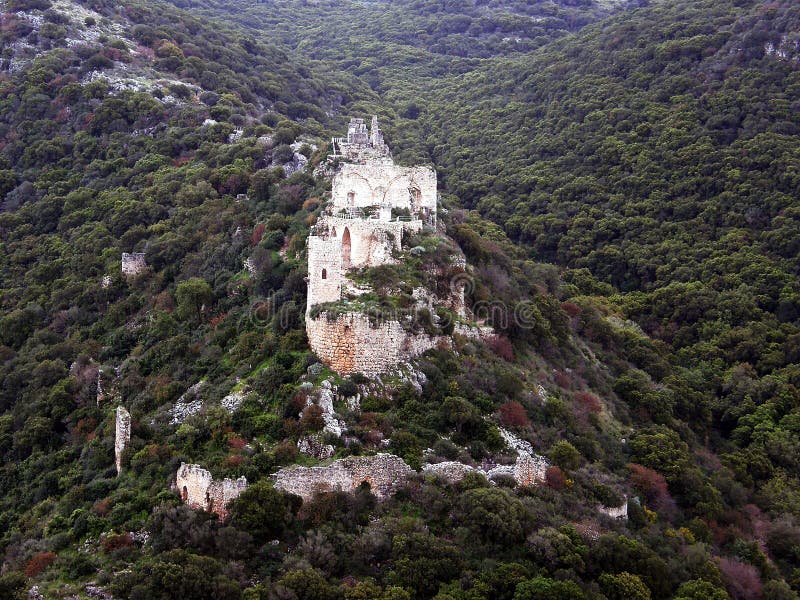 Israel Monfort Fortress stock photo. Image of green, monfort - 89366506