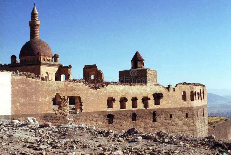 Fortress on Mountain in Turkey Stock Image - Image of kalesi, cannon ...