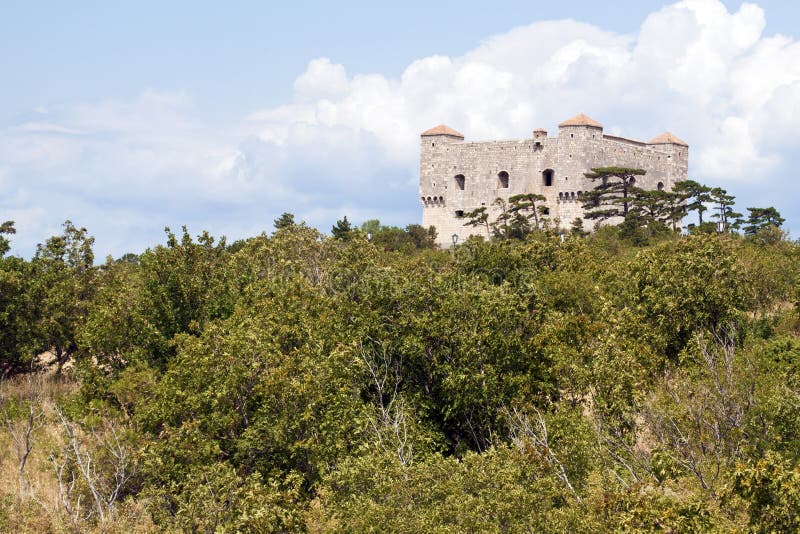 Fortress Nehaj - Senj stock image. Image of coast, castle - 26031043