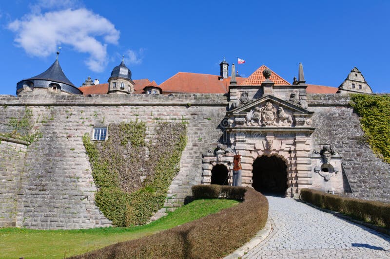 Fortress Rosenberg in Kronach, Germany Stock Photo - Image of frame ...