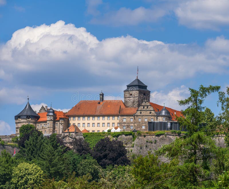 Fortress Rosenberg in Kronach Editorial Stock Image - Image of ...