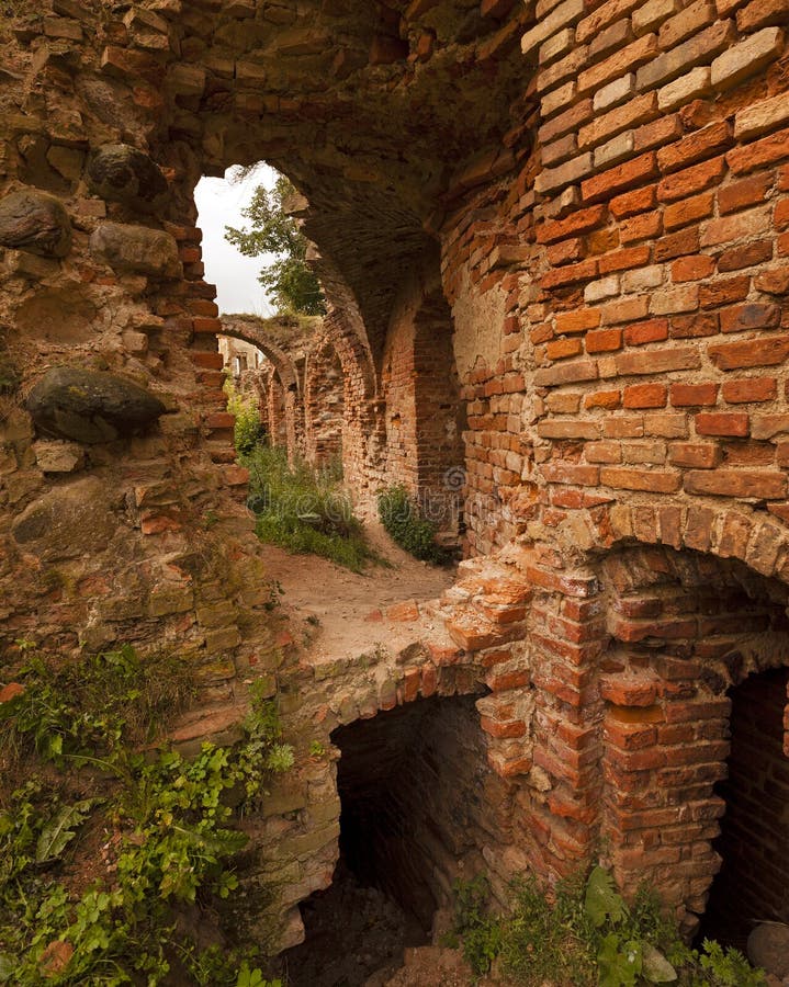 Fortress ruins stock image. Image of landmarks, building - 30110075