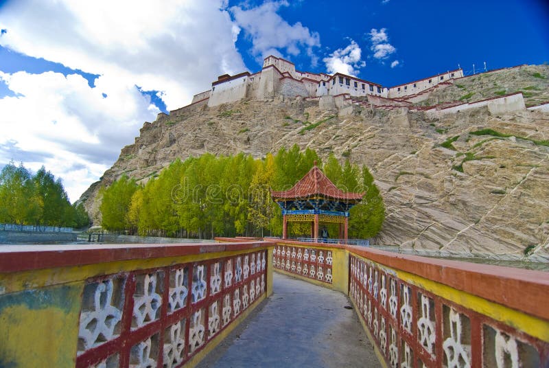 Tibetan city stock photo. Image of scenic, tibet, background - 6560996